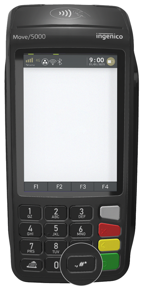 How to reboot an Ingenico Move5000 – VostroPay