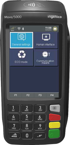 How to pair the base with an Ingenico Move5000 via Bluetooth connection ...