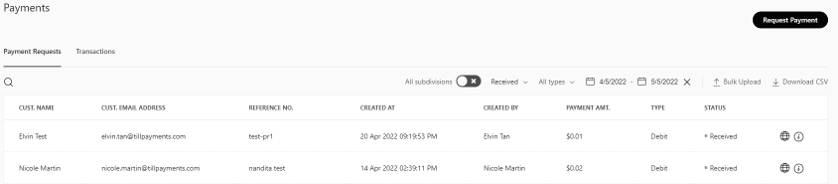 How to view request details and payment status on the Payment Links ...